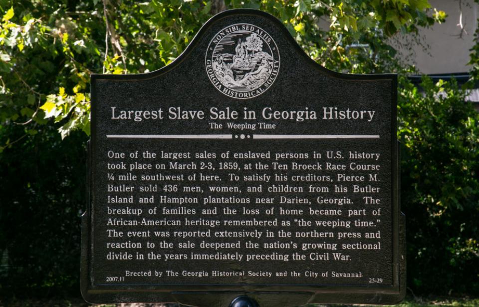 The Weeping Time - Historical Marker | Visit Savannah